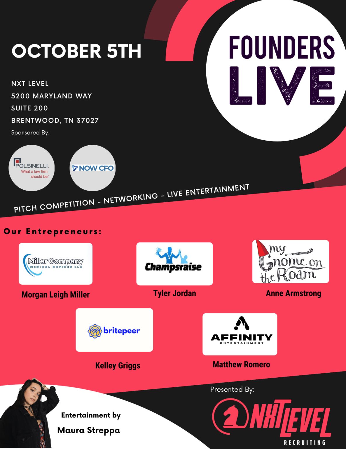 Jaime Vaughn on LinkedIn: #founderslive615 #nxtlevel615 Jaime Vaughn on LinkedIn: #founderslive615 #nxtlevel615