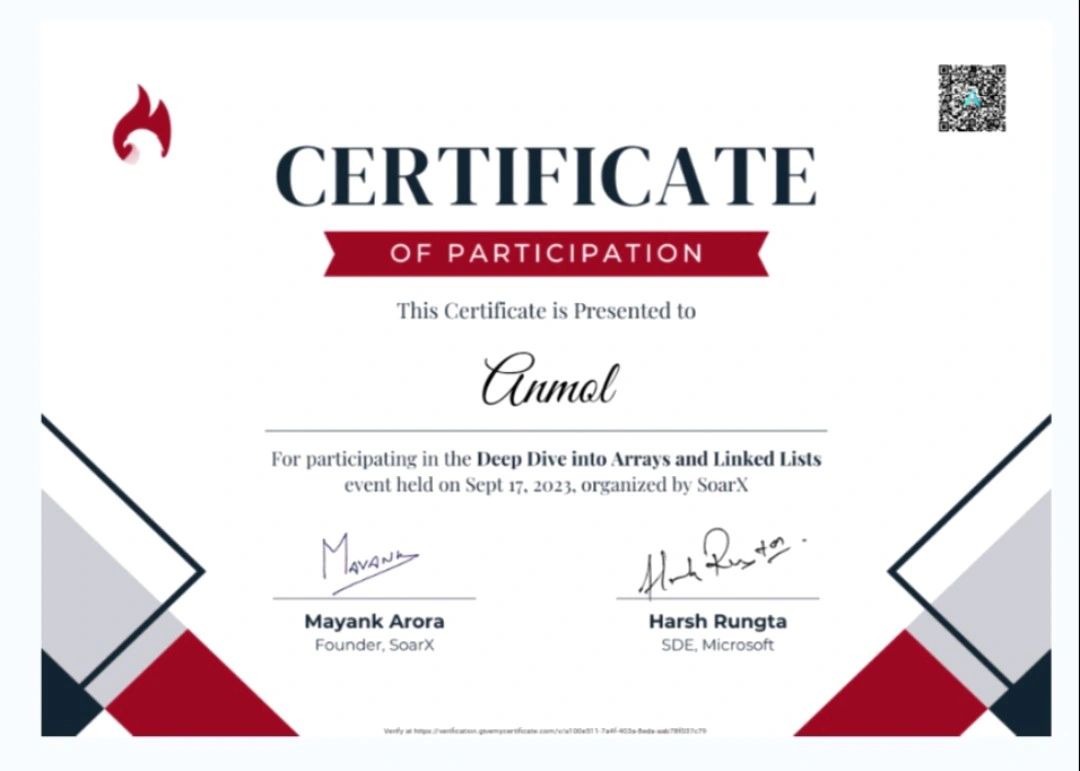 Anmol Mehta on LinkedIn: #arrays #linkedlists #datastructures # ... Anmol Mehta on LinkedIn: #arrays #linkedlists #datastructures # ...