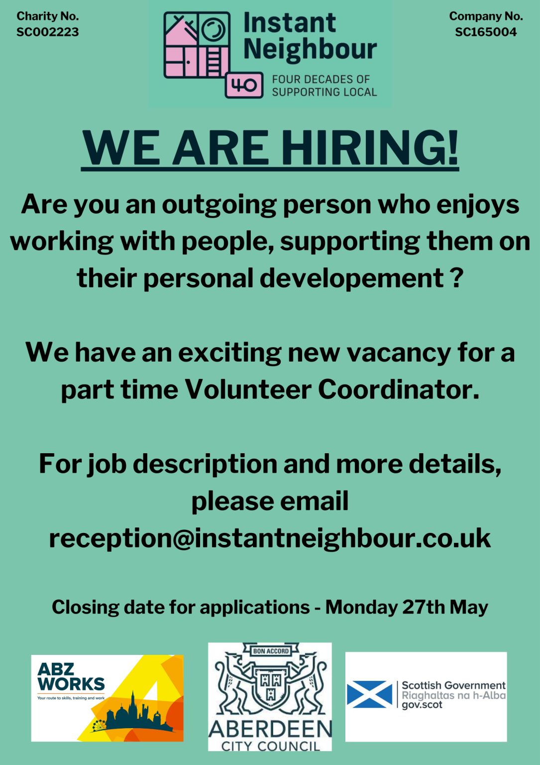 ABZ Works on LinkedIn: #aberdeen #hiring #opportunity #nooneleftbehind ... ABZ Works on LinkedIn: #aberdeen #hiring #opportunity #nooneleftbehind ...