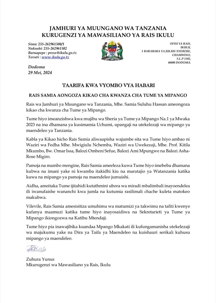 Chief Government Spokesperson / Msemaji Mkuu wa Serikali on LinkedIn ... Chief Government Spokesperson / Msemaji Mkuu wa Serikali on LinkedIn ...