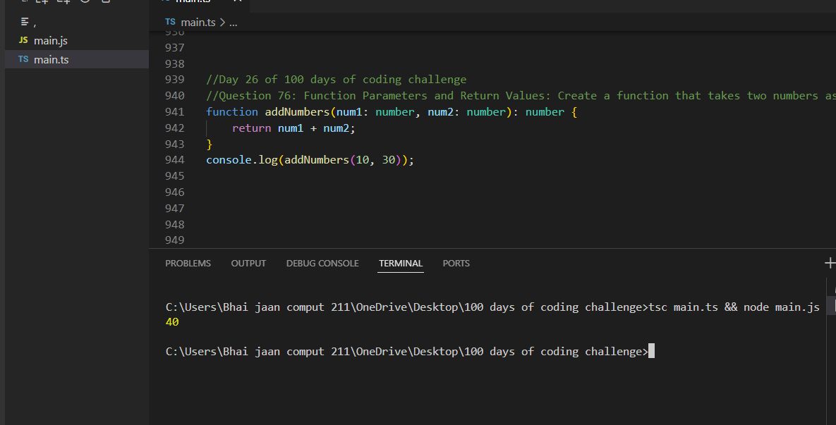 Mahnoor Shahid on LinkedIn: #100daysofcodingchallenge #typescript Mahnoor Shahid on LinkedIn: #100daysofcodingchallenge #typescript