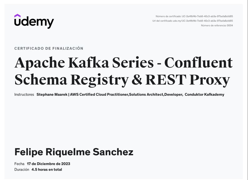 Felipe Riquelme on LinkedIn: Apache Kafka Series - Confluent Schema ... Felipe Riquelme on LinkedIn: Apache Kafka Series - Confluent Schema ...