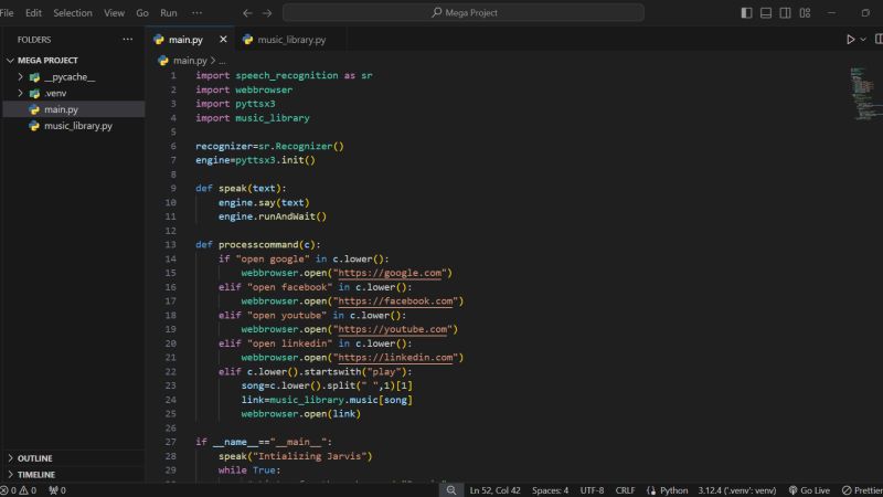 Fahad Hussain on LinkedIn: #python #voicerecognition #programming # ... Fahad Hussain on LinkedIn: #python #voicerecognition #programming # ...