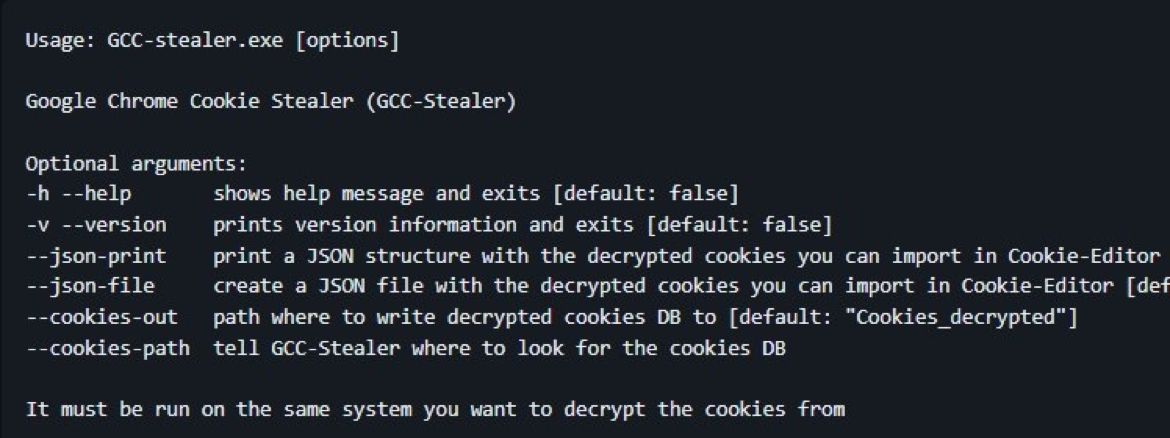MRAIAGH KADER on LinkedIn: Google Chrome Cookies Stealer (GCC-Stealer ... MRAIAGH KADER on LinkedIn: Google Chrome Cookies Stealer (GCC-Stealer ...