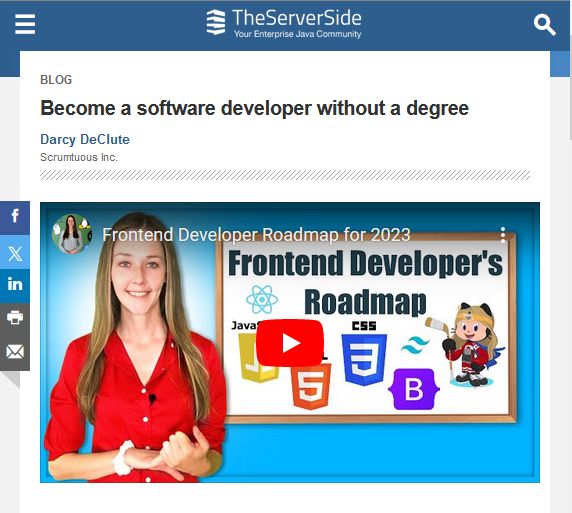 Darcy DeClute on LinkedIn: #java #python #github #javascript Darcy DeClute on LinkedIn: #java #python #github #javascript
