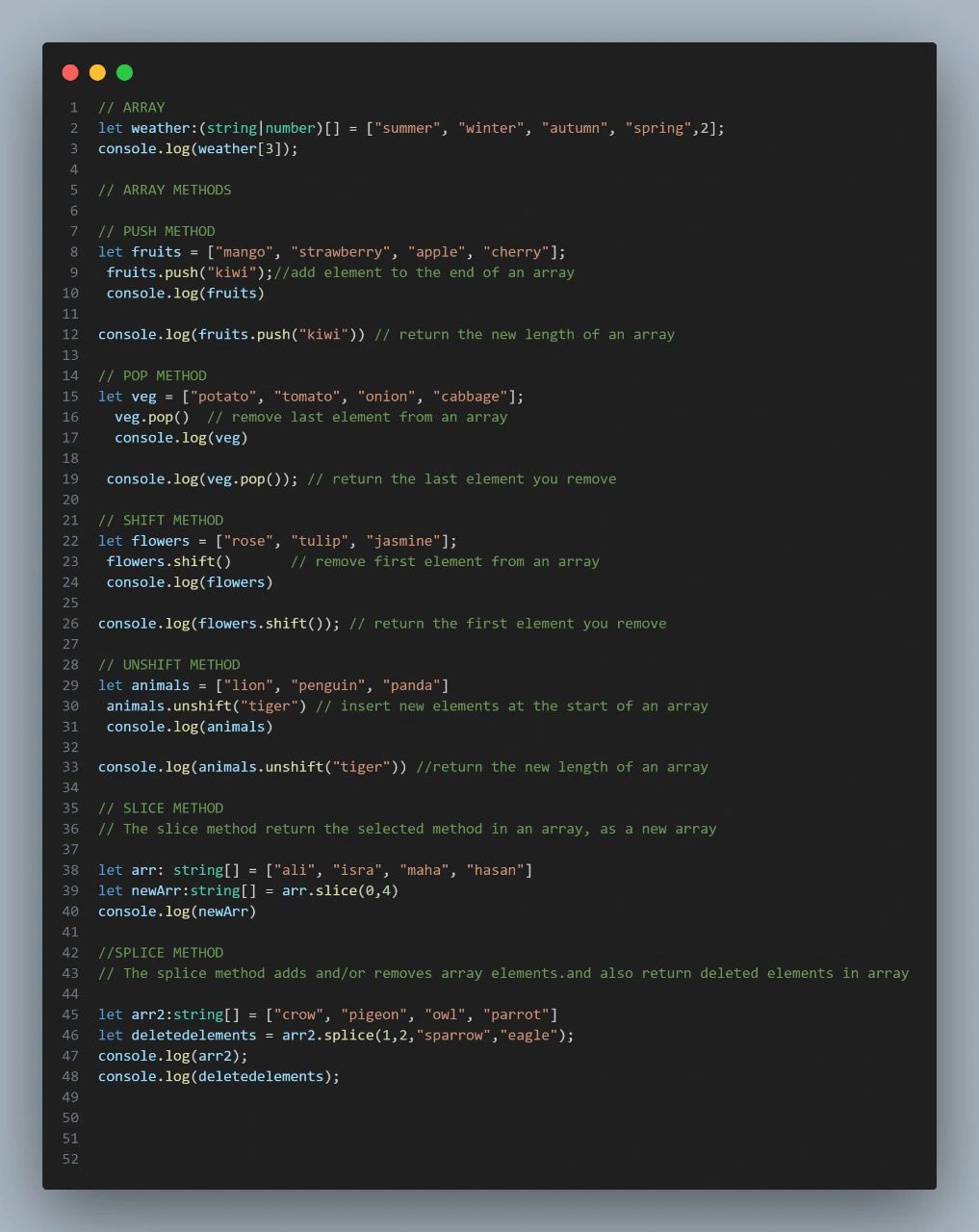 Isra Imran on LinkedIn: #typescript #programming #practice #giaic | 13 ... Isra Imran on LinkedIn: #typescript #programming #practice #giaic | 13 ...