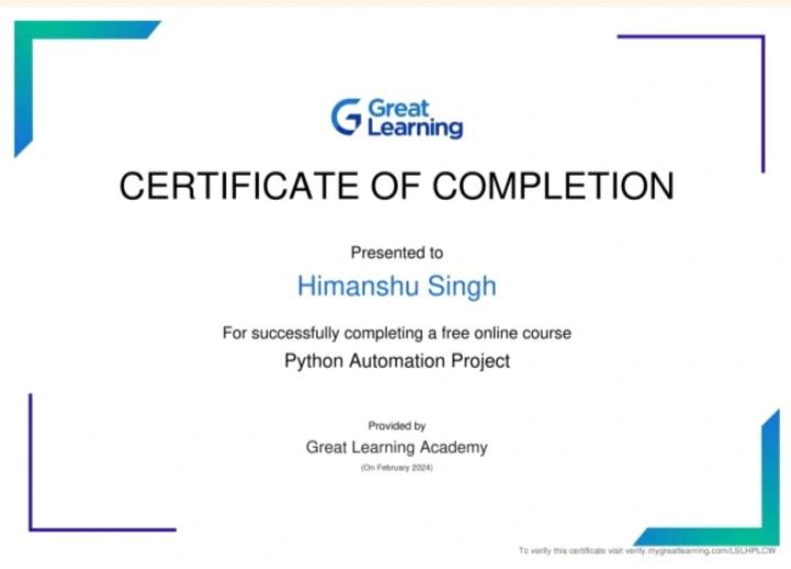 Himanshu Singh on LinkedIn: #greatlearningacademy #greatlearning # ... Himanshu Singh on LinkedIn: #greatlearningacademy #greatlearning # ...