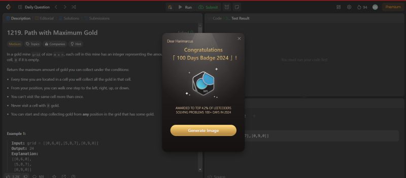 Hari Parimelazhagan on LinkedIn: #leetcode #codingjourney Hari Parimelazhagan on LinkedIn: #leetcode #codingjourney