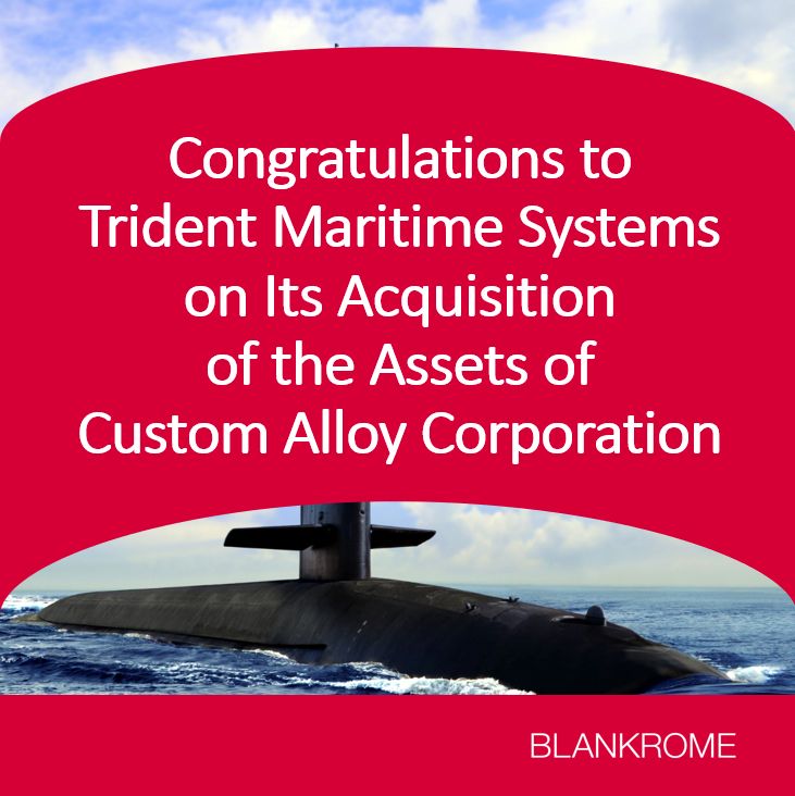 Blank Rome LLP on LinkedIn: Blank Rome Represents Trident Maritime ... Blank Rome LLP on LinkedIn: Blank Rome Represents Trident Maritime ...