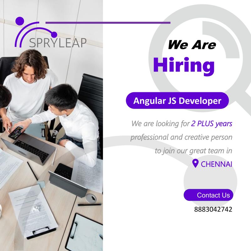 Spryleap on LinkedIn: #hiring #angularjsdeveloper #chennaijobs # ... Spryleap on LinkedIn: #hiring #angularjsdeveloper #chennaijobs # ...