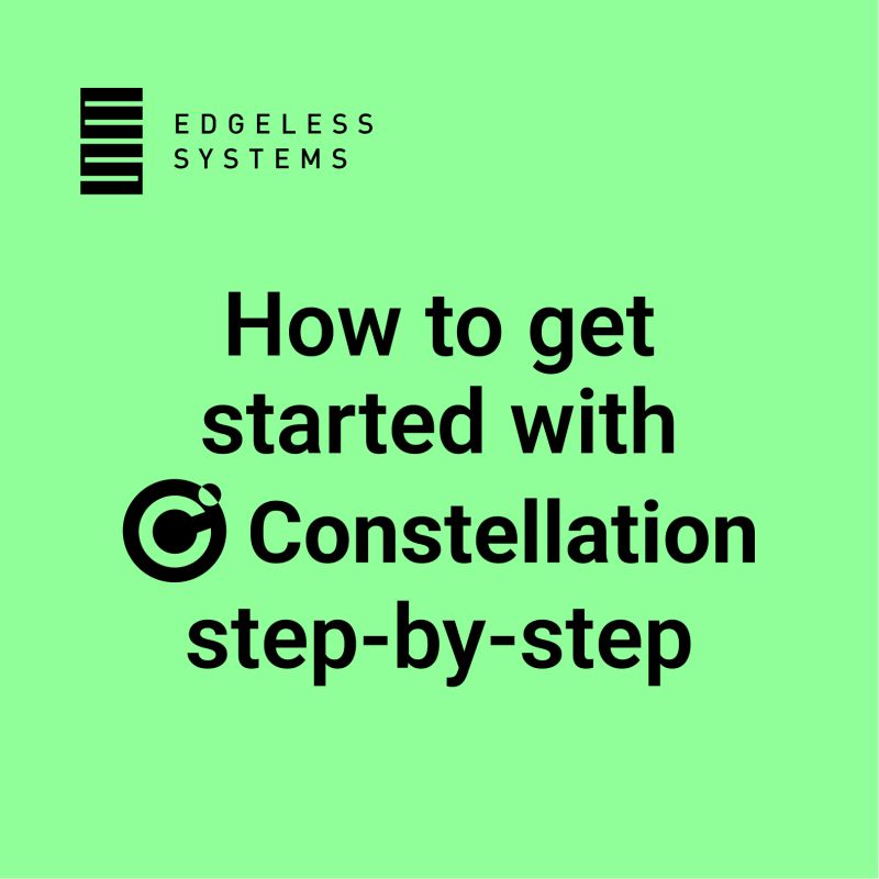 Edgeless Systems on LinkedIn: Getting started | Constellation Edgeless Systems on LinkedIn: Getting started | Constellation