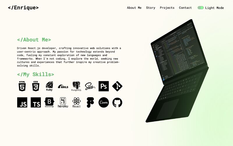 Enrique Smith Dean on LinkedIn: #reactjs #portfolio #frontendevelopment ... Enrique Smith Dean on LinkedIn: #reactjs #portfolio #frontendevelopment ...