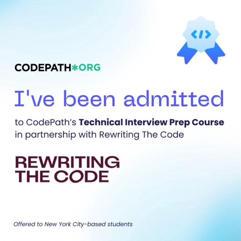 Maya T. on LinkedIn: #technicalinterviewprep #codepath # ... Maya T. on LinkedIn: #technicalinterviewprep #codepath # ...
