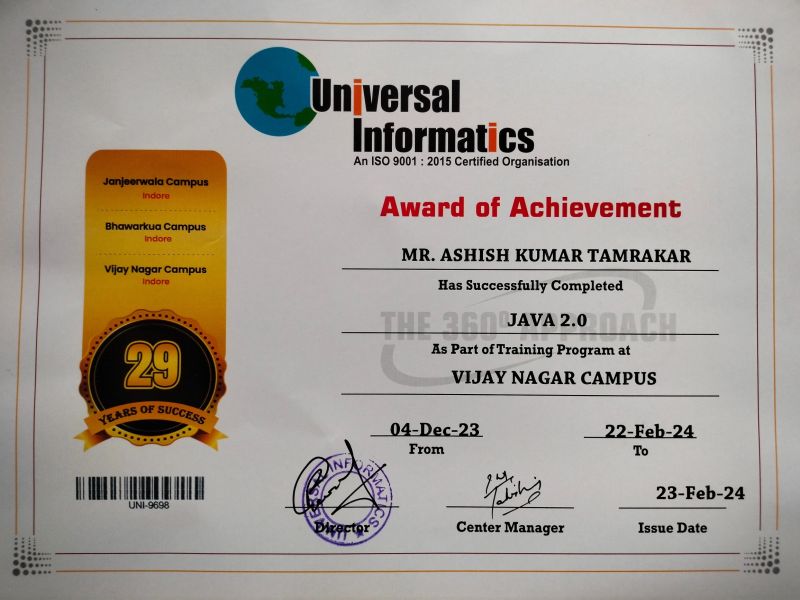 Ashish Tamrakar on LinkedIn: #java #webdevelopment Ashish Tamrakar on LinkedIn: #java #webdevelopment