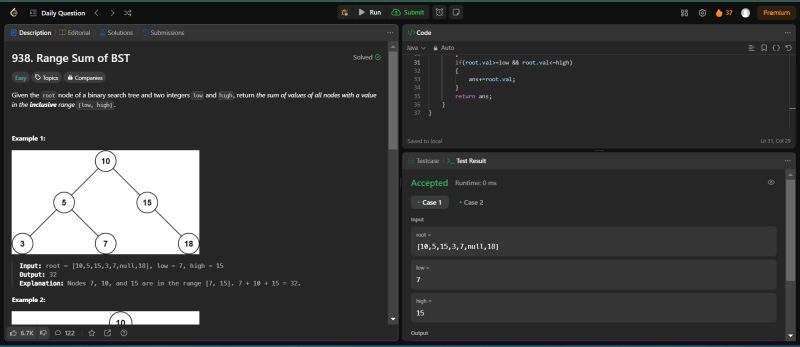 Vinodh Raj M on LinkedIn: #100daysofdsa #leetcode938 ... Vinodh Raj M on LinkedIn: #100daysofdsa #leetcode938 ...