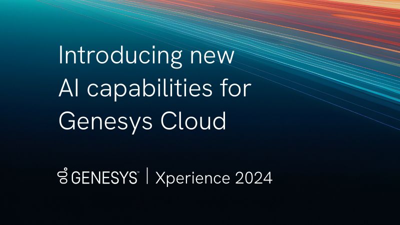 Genesys on LinkedIn: Genesys Introduces AI to Expand Automation ... Genesys on LinkedIn: Genesys Introduces AI to Expand Automation ...