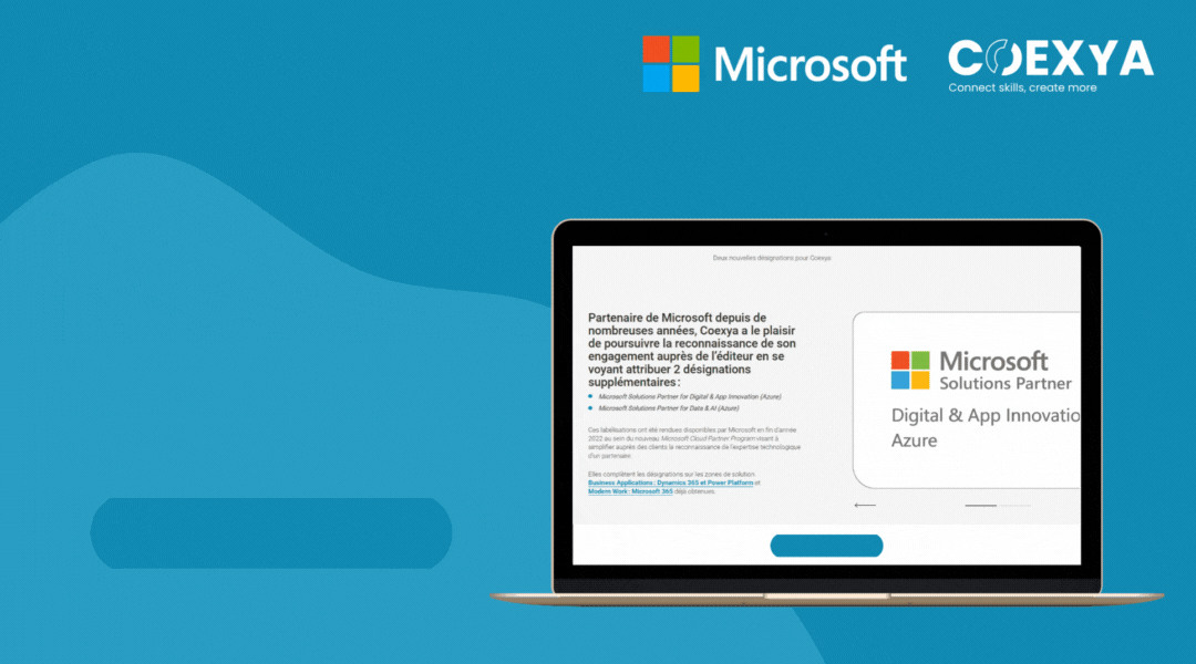 Coexya sur LinkedIn : Coexya obtient deux nouvelles désignations Microsoft Coexya sur LinkedIn : Coexya obtient deux nouvelles désignations Microsoft