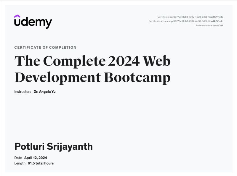 Srijayanth Potluri on LinkedIn: Hello connections, I'm thrilled to ... Srijayanth Potluri on LinkedIn: Hello connections, I'm thrilled to ...