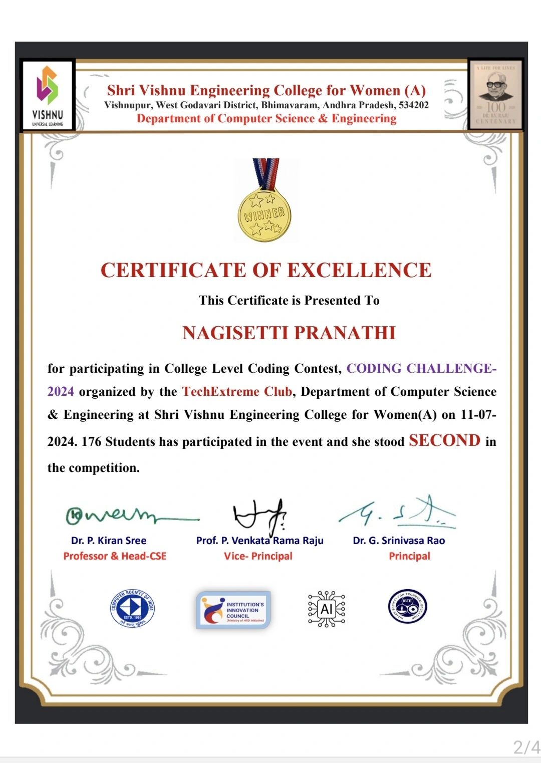 Nagisetti Pranathi on LinkedIn: #python #codingchallenge #svecw # ... Nagisetti Pranathi on LinkedIn: #python #codingchallenge #svecw # ...