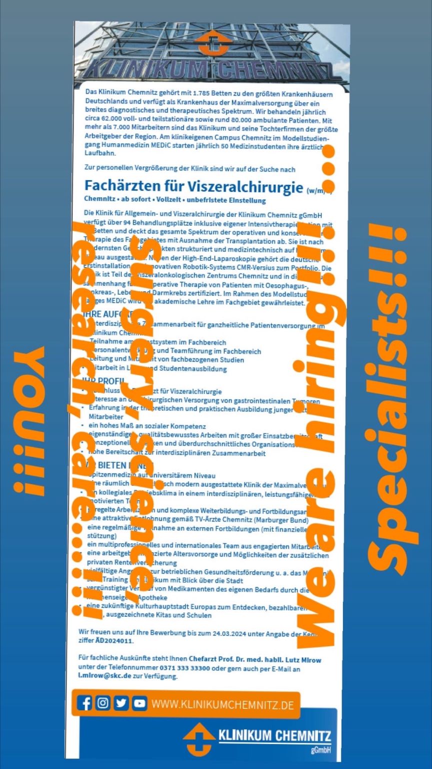 Prof. Dr. Lutz Mirow on LinkedIn: www.klinikumchemnitz.de Prof. Dr. Lutz Mirow on LinkedIn: www.klinikumchemnitz.de