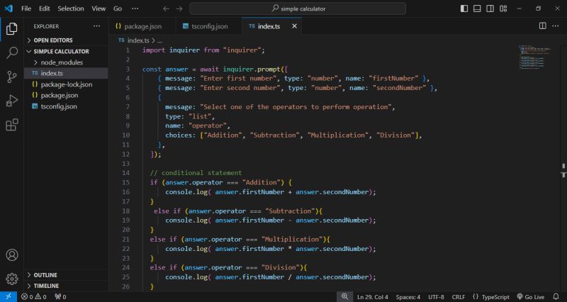 Rida Shafi on LinkedIn: #typescript #npm #github #inquirer #chalk #bmi ... Rida Shafi on LinkedIn: #typescript #npm #github #inquirer #chalk #bmi ...