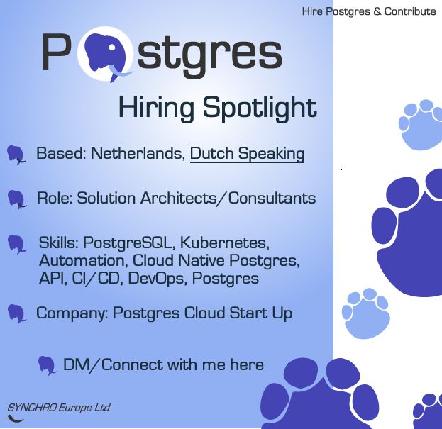 Philip Marks 🐘 on LinkedIn: #postgres #thepostgresrecruiter #postgres # ... Philip Marks 🐘 on LinkedIn: #postgres #thepostgresrecruiter #postgres # ...