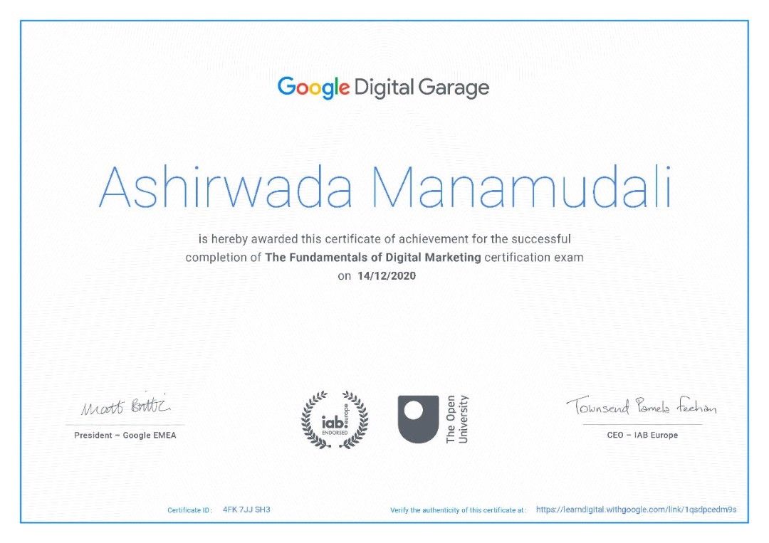 Zion Ashirwada Manamudali on LinkedIn: Completed Zion Ashirwada Manamudali on LinkedIn: Completed