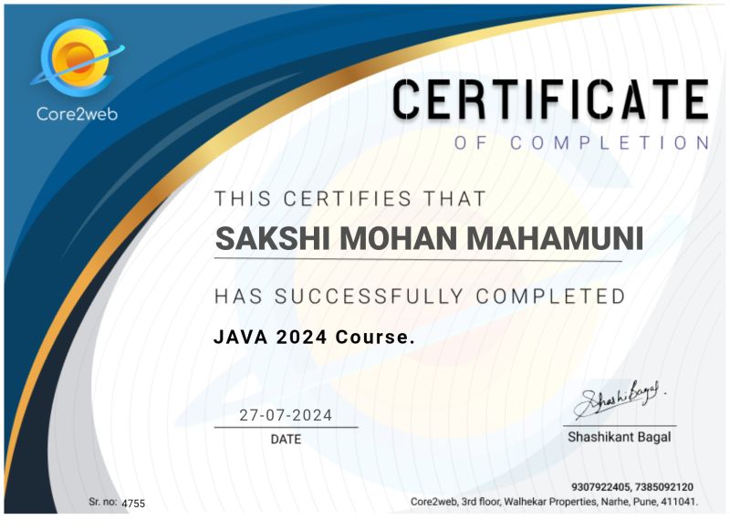 Sakshi mahamuni on LinkedIn: #java #corejava #dsa #operating # ... Sakshi mahamuni on LinkedIn: #java #corejava #dsa #operating # ...