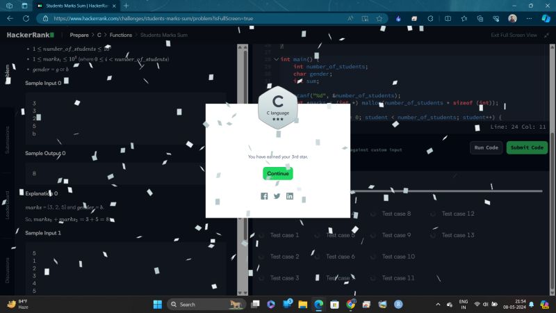 Garapati Jyothi Charan on LinkedIn: #codegoals #problemsolving Garapati Jyothi Charan on LinkedIn: #codegoals #problemsolving