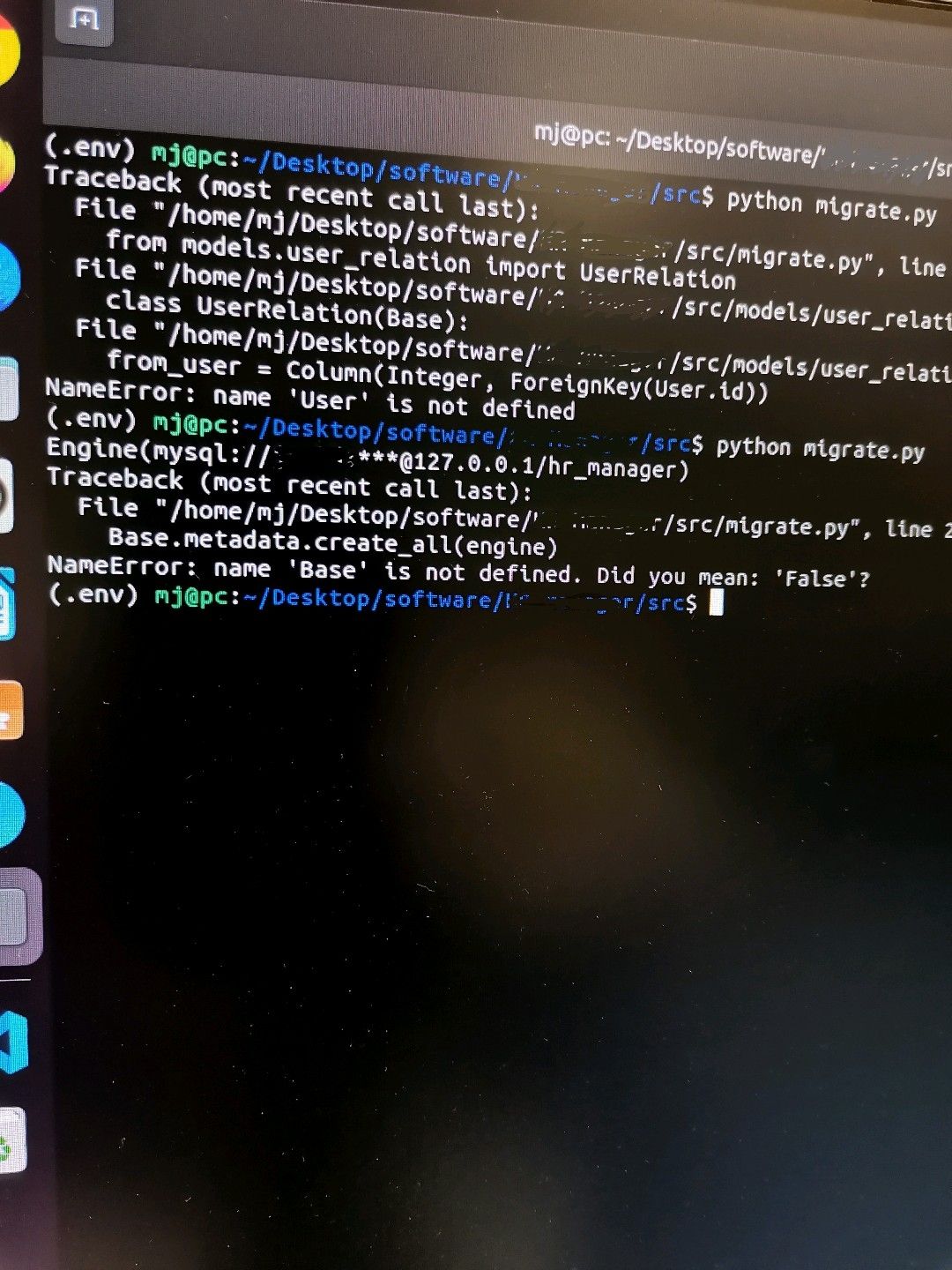 Mohammad Javad Ramezanpour on LinkedIn: NameError: name 'Base' is not ... Mohammad Javad Ramezanpour on LinkedIn: NameError: name 'Base' is not ...