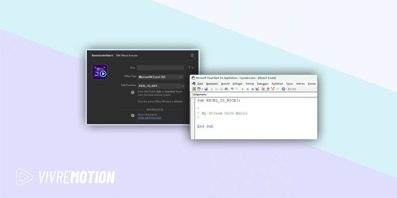 VIVRE-MOTION on LinkedIn: Control and Run your VBA code with the Stream ... VIVRE-MOTION on LinkedIn: Control and Run your VBA code with the Stream ...