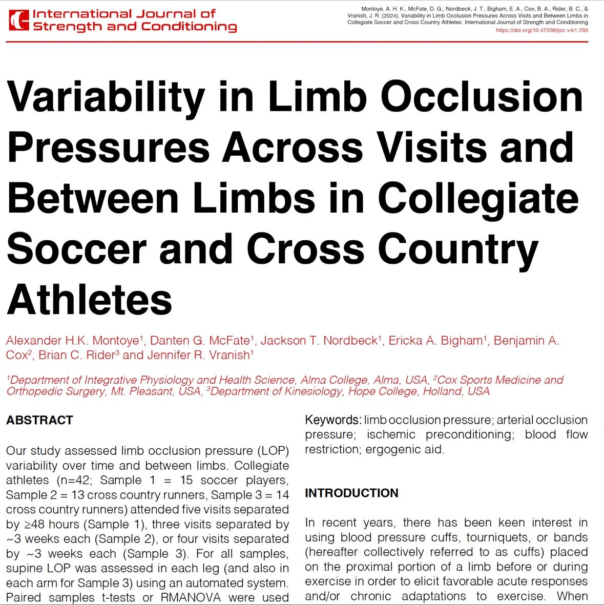 IUSCA on LinkedIn: 🚨Published Today🚨 Variability in Limb Occlusion ... IUSCA on LinkedIn: 🚨Published Today🚨 Variability in Limb Occlusion ...