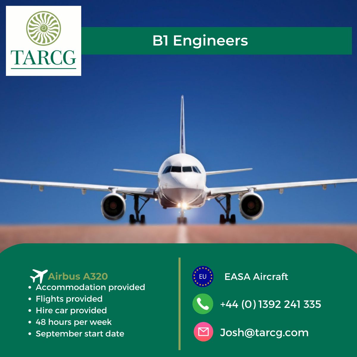 Josh Sanchez (CertRP) on LinkedIn: ⏰ Airbus A320 - B1 Engineers - Base ... Josh Sanchez (CertRP) on LinkedIn: ⏰ Airbus A320 - B1 Engineers - Base ...