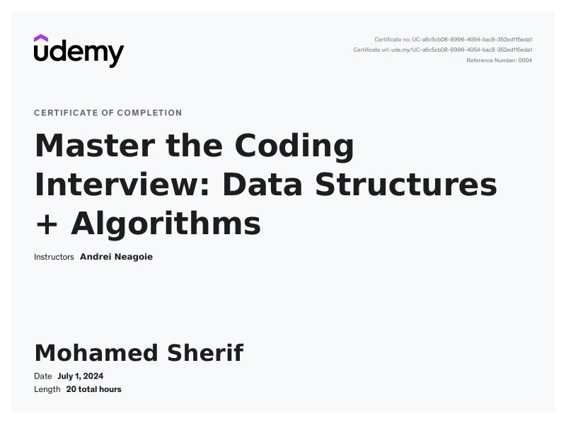 Mohamed Sherif on LinkedIn: #datastructures #algorithms # ... Mohamed Sherif on LinkedIn: #datastructures #algorithms # ...