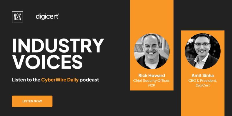 N2K | CyberWire on LinkedIn: #industryvoices #cwdaily #innovation N2K | CyberWire on LinkedIn: #industryvoices #cwdaily #innovation