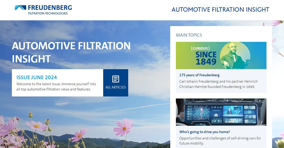 Freudenberg Filtration Technologies on LinkedIn: AUTOMOTIVE FILTRATION ... Freudenberg Filtration Technologies on LinkedIn: AUTOMOTIVE FILTRATION ...