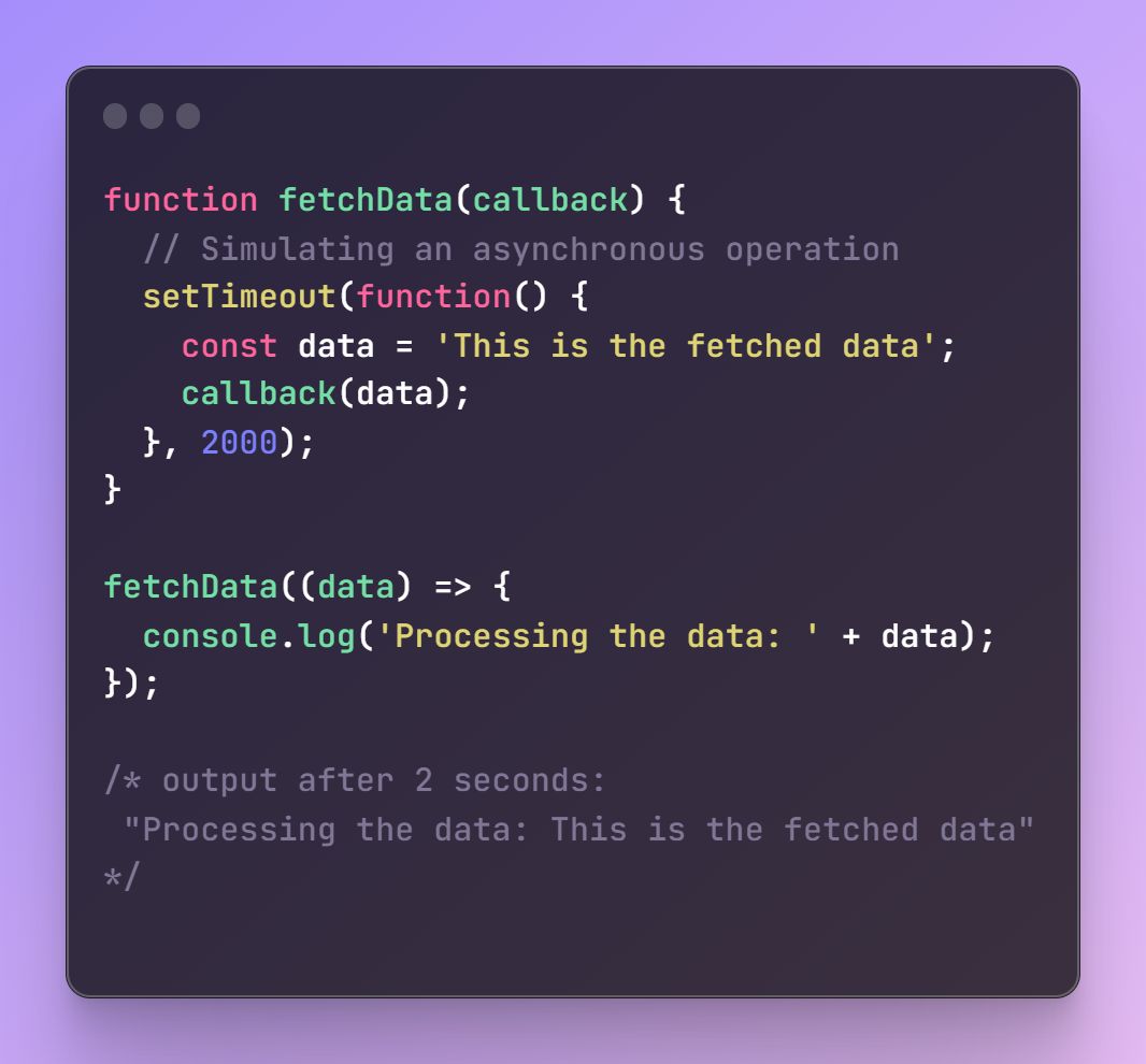 Peace Nwosu on LinkedIn: Understanding Callback Functions in JavaScript ... Peace Nwosu on LinkedIn: Understanding Callback Functions in JavaScript ...