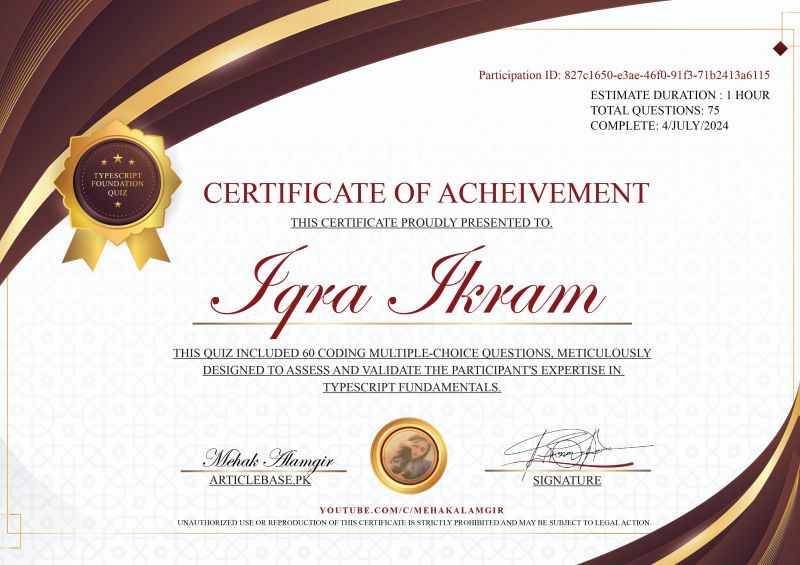 Iqra Ikram on LinkedIn: #typescript #programming #typescript #quiz # ... Iqra Ikram on LinkedIn: #typescript #programming #typescript #quiz # ...