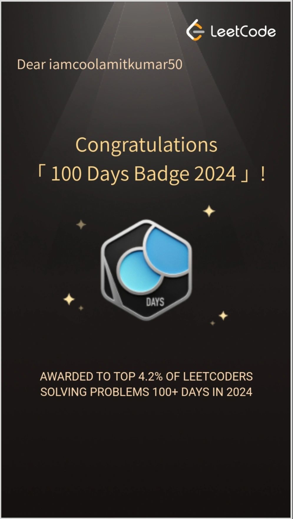 Amit Kumar on LinkedIn: #100daysofcode #leetcode Amit Kumar on LinkedIn: #100daysofcode #leetcode
