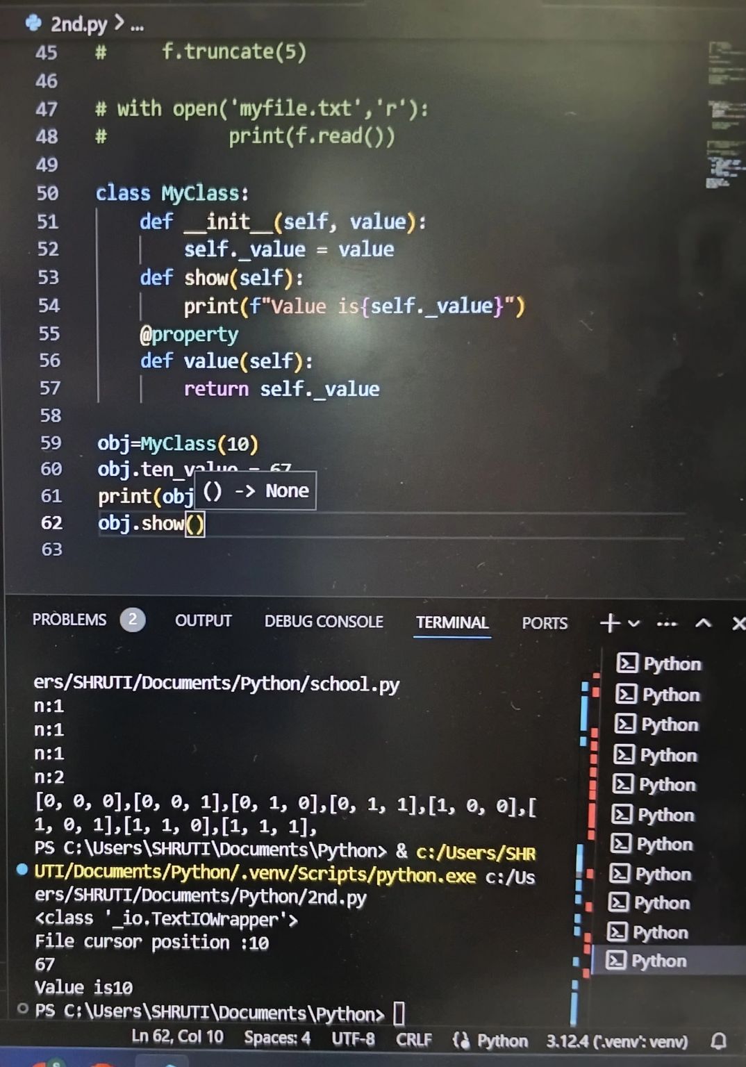 Shruti . on LinkedIn: #coding #python #100daysofcode #consistency # ... Shruti . on LinkedIn: #coding #python #100daysofcode #consistency # ...