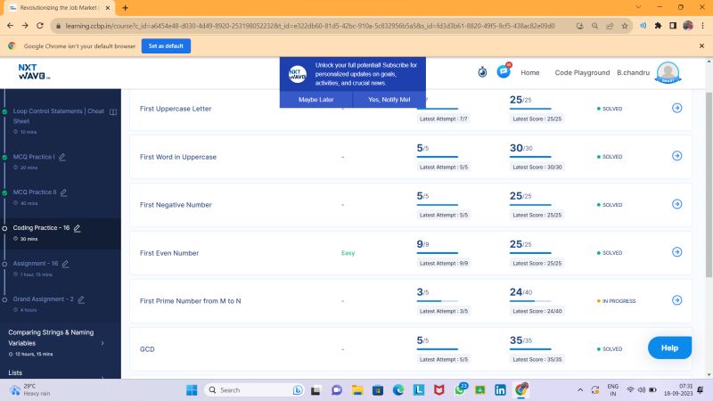 Chandru B on LinkedIn: 🌠..solved my python practice questions Chandru B on LinkedIn: 🌠..solved my python practice questions
