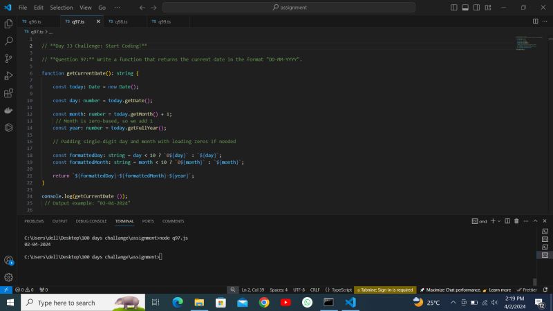 Ayesha Nazeer on LinkedIn: #typescript #codingjourney #mentorship Ayesha Nazeer on LinkedIn: #typescript #codingjourney #mentorship