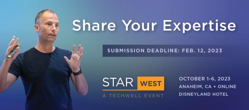 STAR Testing Conferences on LinkedIn: STARWEST 2023 - Speak at STARWEST ... STAR Testing Conferences on LinkedIn: STARWEST 2023 - Speak at STARWEST ...