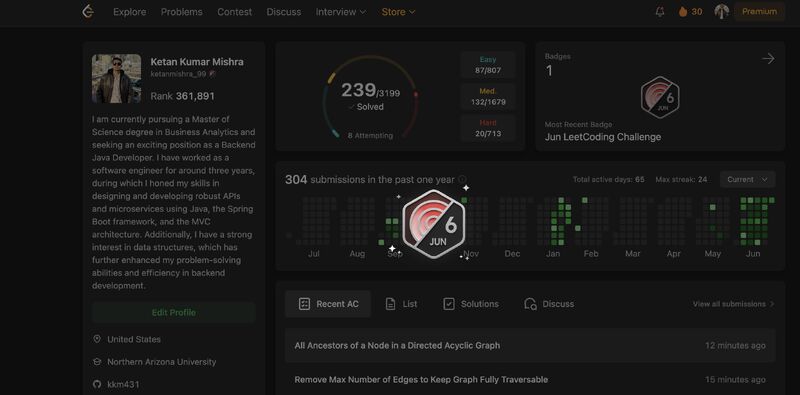 Ketan Kumar Mishra on LinkedIn: #leetcode #codingjourney # ... Ketan Kumar Mishra on LinkedIn: #leetcode #codingjourney # ...