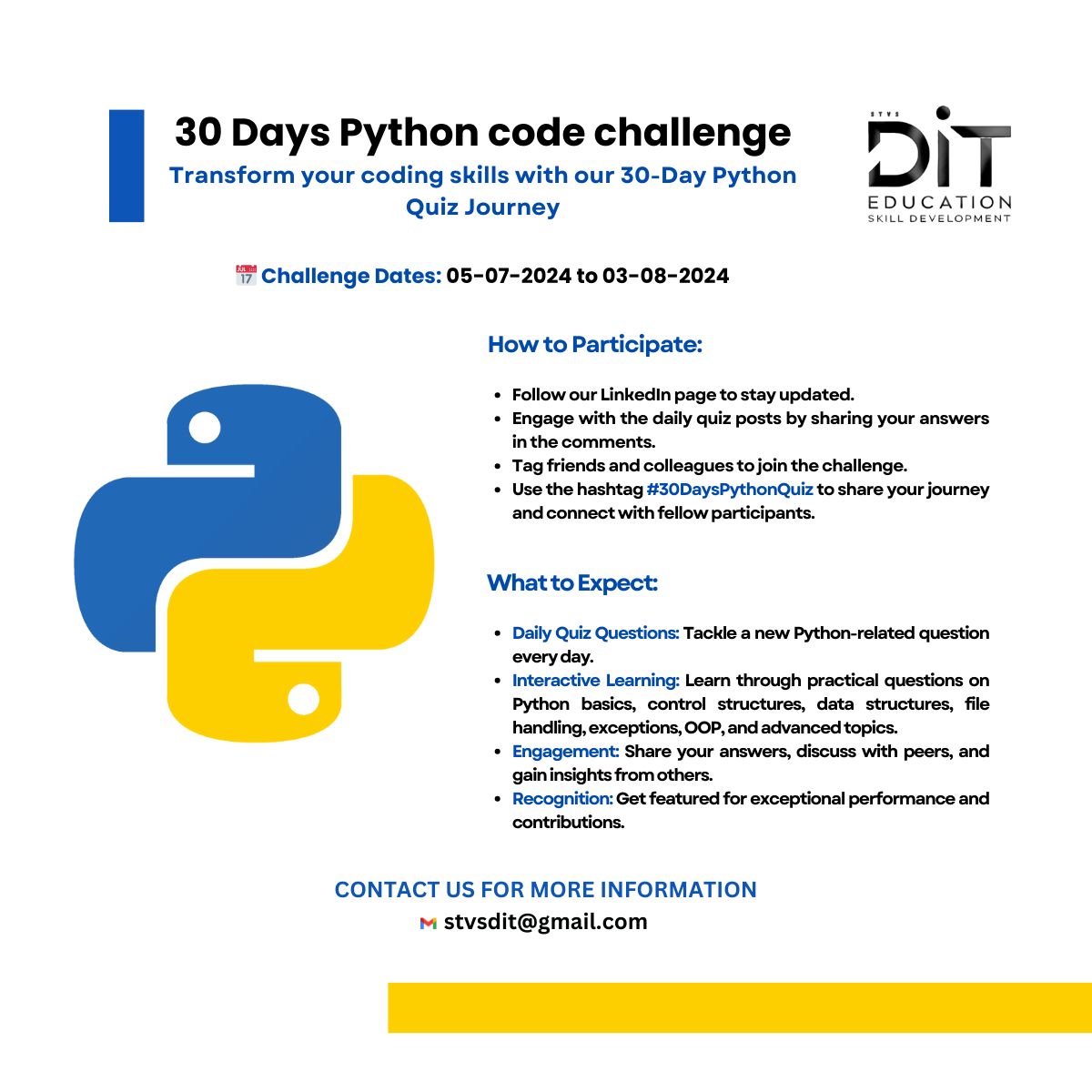 T Bhuvan venkat sai on LinkedIn: #30dayspythonquiz #python #programming ... T Bhuvan venkat sai on LinkedIn: #30dayspythonquiz #python #programming ...