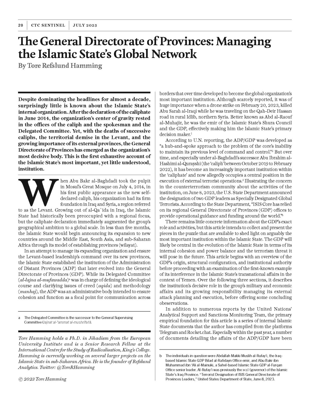 Combating Terrorism Center on LinkedIn: July Sentinel analysis: “The ... Combating Terrorism Center on LinkedIn: July Sentinel analysis: “The ...