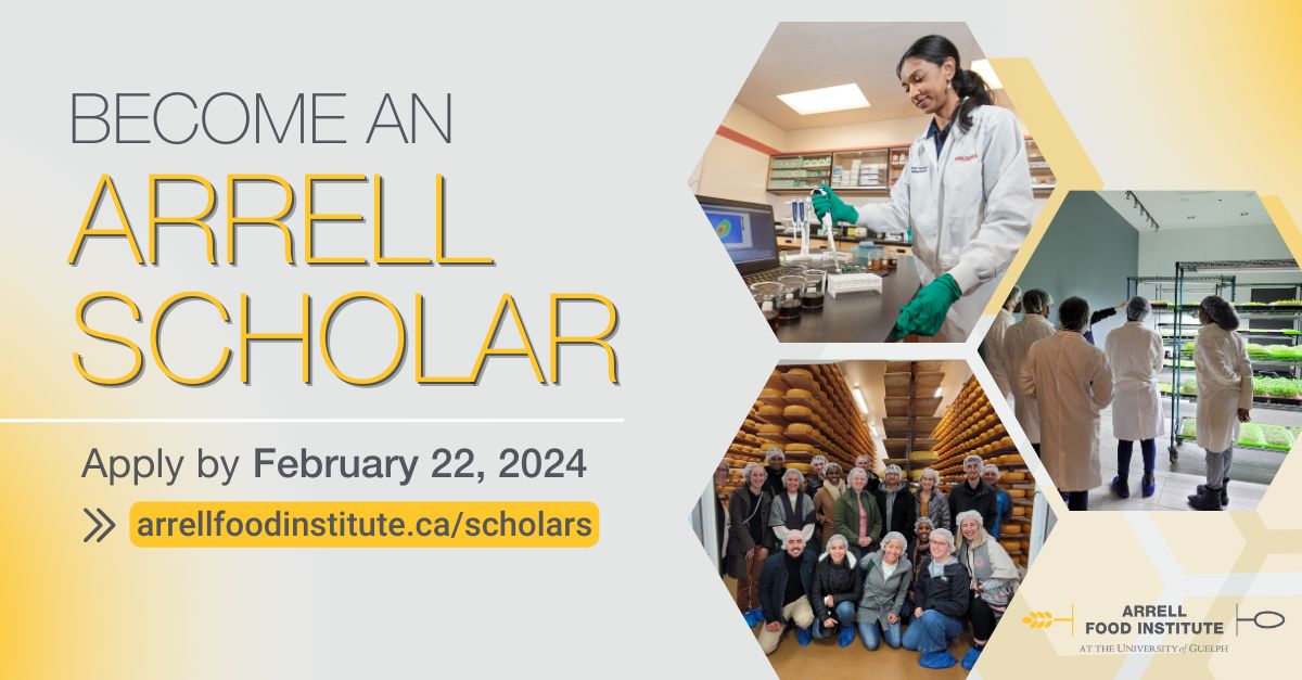 Arrell Food Institute at the University of Guelph on LinkedIn: Scholars ... Arrell Food Institute at the University of Guelph on LinkedIn: Scholars ...