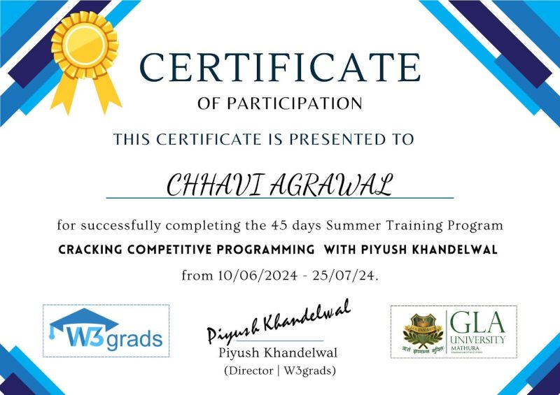 Chhavi Agrawal on LinkedIn: #competitiveprogramming #coding #learning # ... Chhavi Agrawal on LinkedIn: #competitiveprogramming #coding #learning # ...