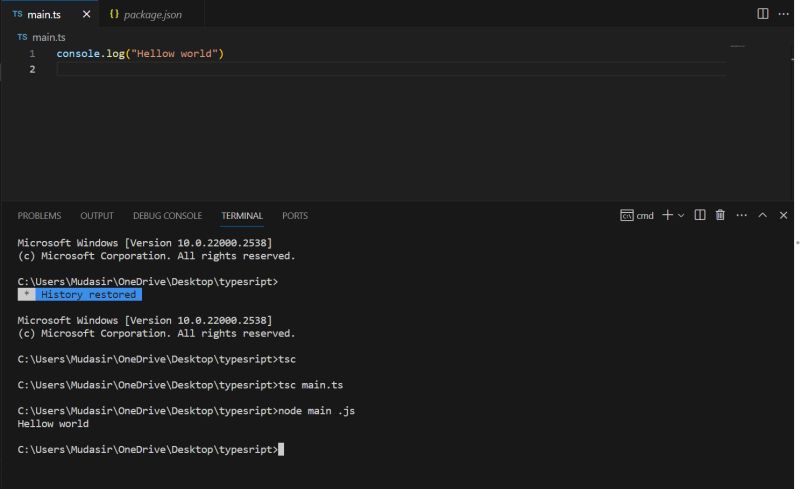 Mudasir Abbasi on LinkedIn: #mudasir #helloworld #ai #python #programming Mudasir Abbasi on LinkedIn: #mudasir #helloworld #ai #python #programming