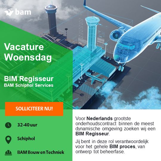 BAM Bouw en Techniek on LinkedIn: BIM Regisseur in Schiphol, NLD ... BAM Bouw en Techniek on LinkedIn: BIM Regisseur in Schiphol, NLD ...